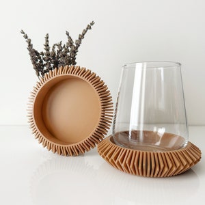 Mid-century Modern Coaster - 3D Printed Stackable Drink Coasters ...