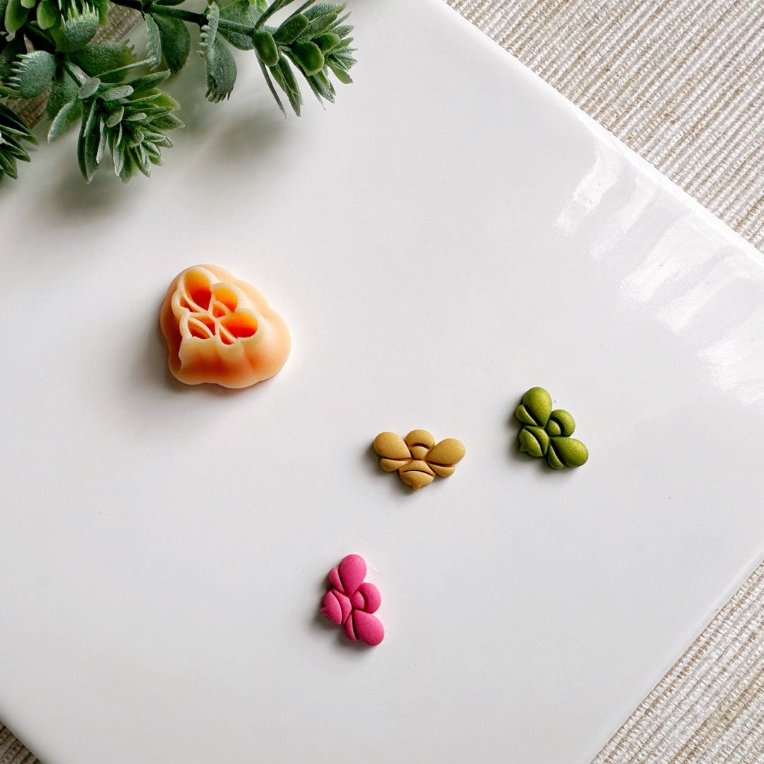 Honeybee Spring Clay Cutter, Polymer Clay Cutter for Spring, Floral and ...