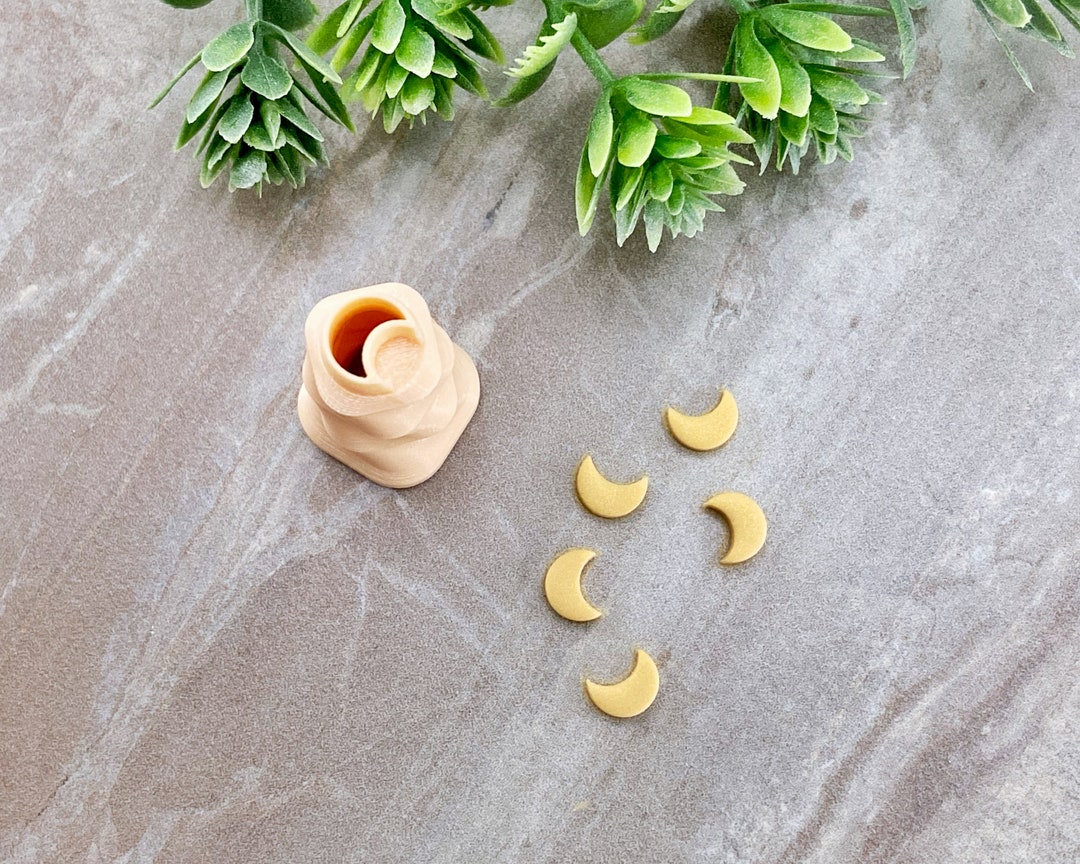 Moon Micro Cutter, Crescent Moon Micro Clay Cutter, Sky Clay Cutter ...