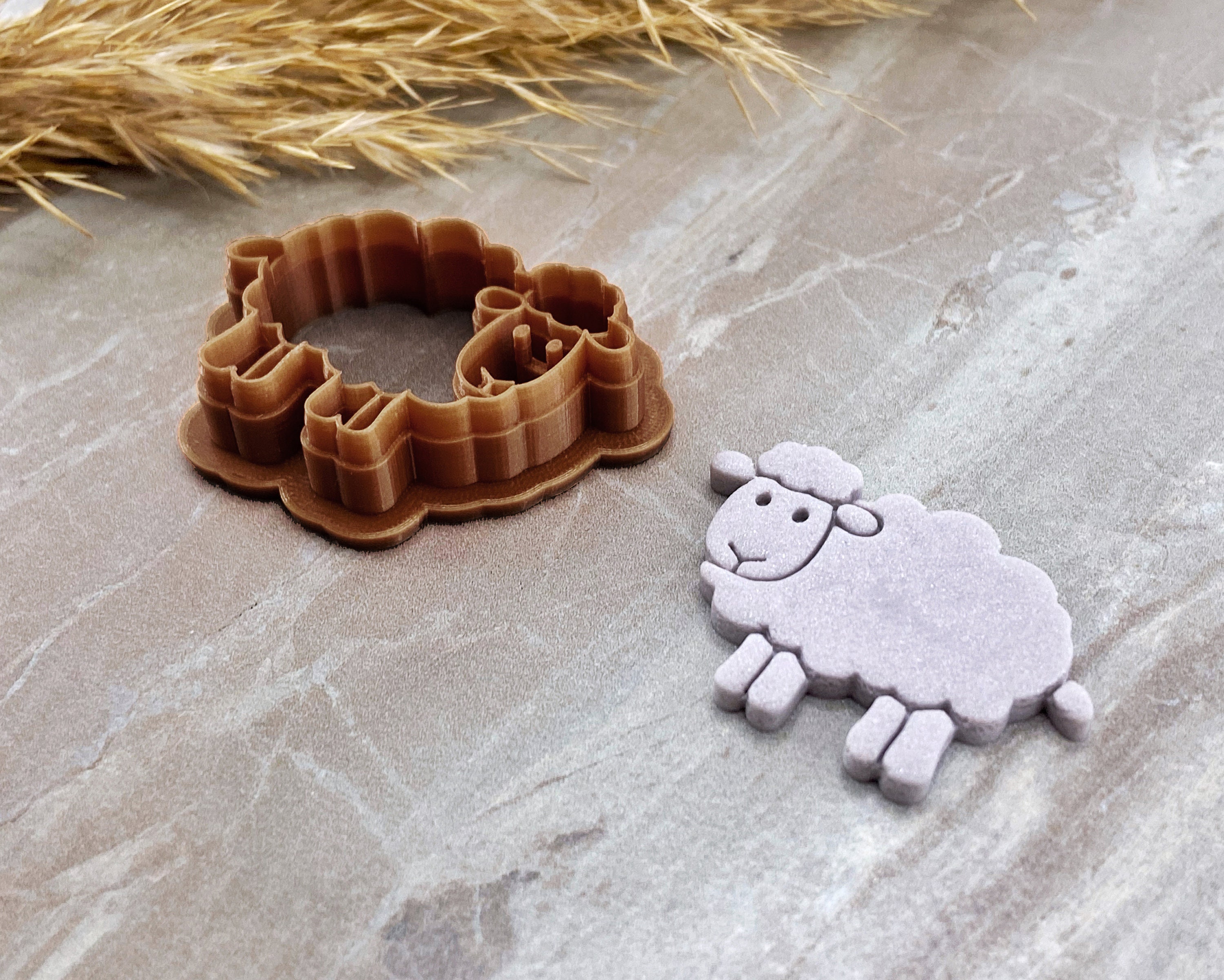 Sheep Clay Cutter, Animal Polymer Clay Jewelry Tool, Single or Mirrored ...