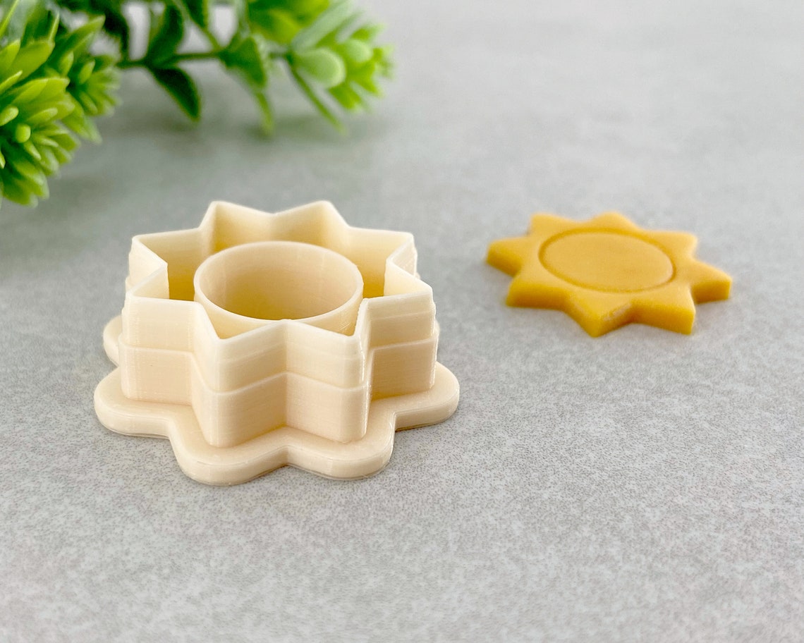 Sun Polymer Clay Cutter, Celestial Summer Floral Jewelry Making Tool - Etsy