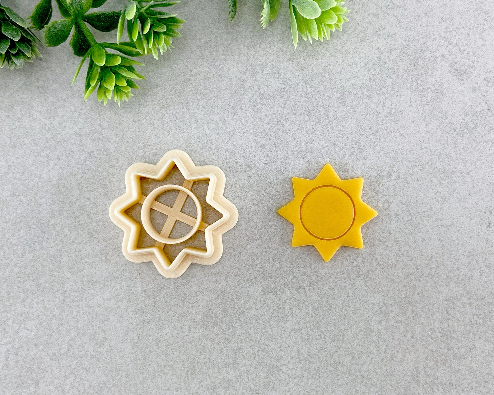 Sun Clay Cutter, Solar Polymer Clay Cutter, Cookie & Fondant Cutter ...