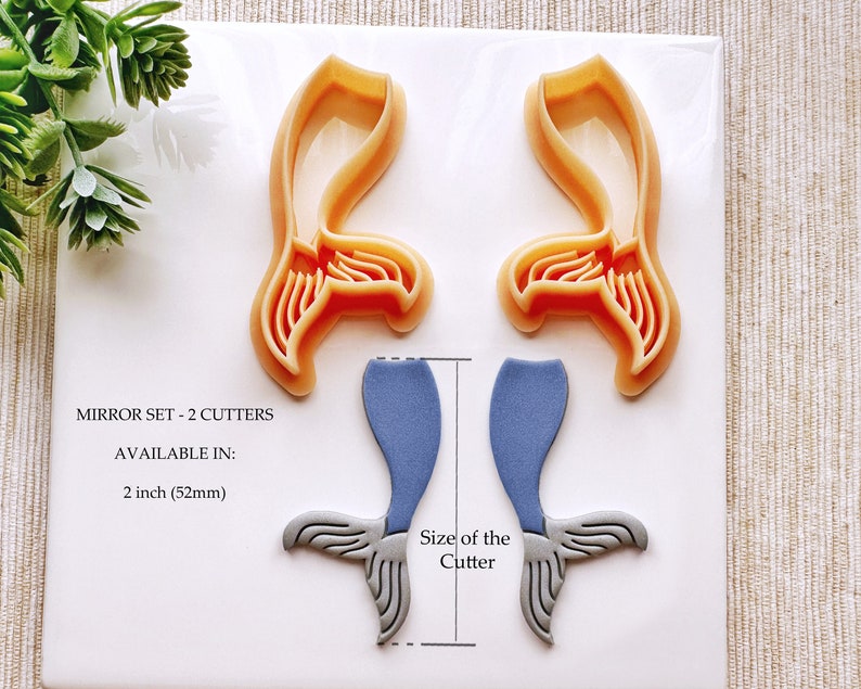 Mermaid Tail Summer Clay Cutter Mermaid Summer Polymer Clay - Etsy