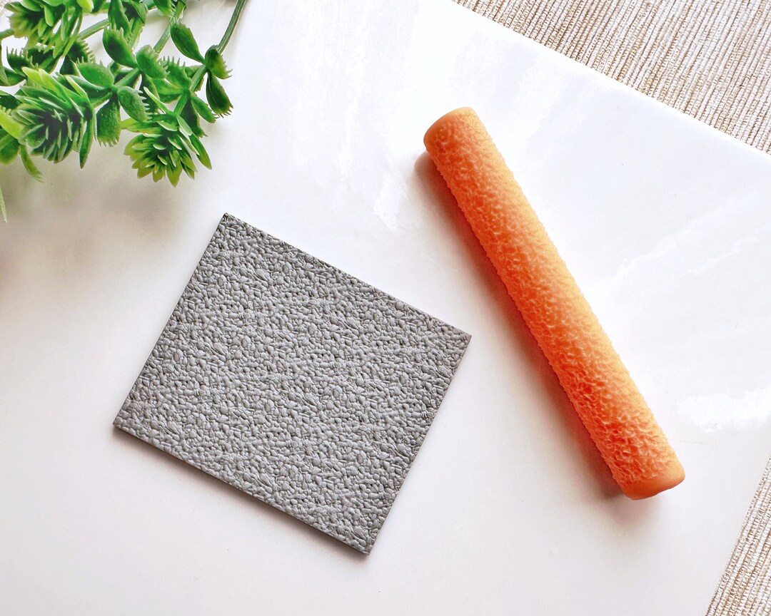 Fine Pebbles Clay Texture Roller, Polymer Clay Texture Roller, Resin ...