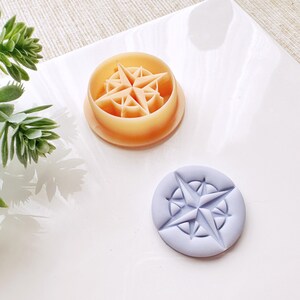 Compass Summer Clay Cutter, Compass Rose Summer Polymer Clay Cutter ...
