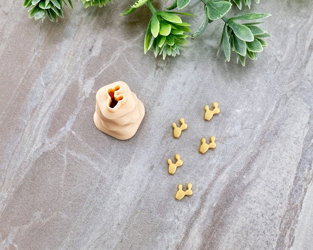 Cactus Micro Cutter, Boho Cactus Micro Clay Cutter, Spring Clay Cutter ...