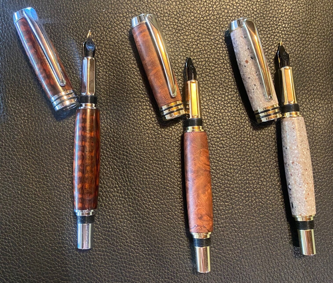 Hand Turned Fountain Pen - Etsy