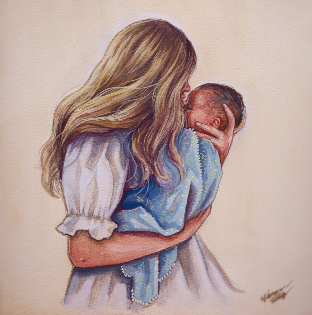 Baby Blue Print - Etsy