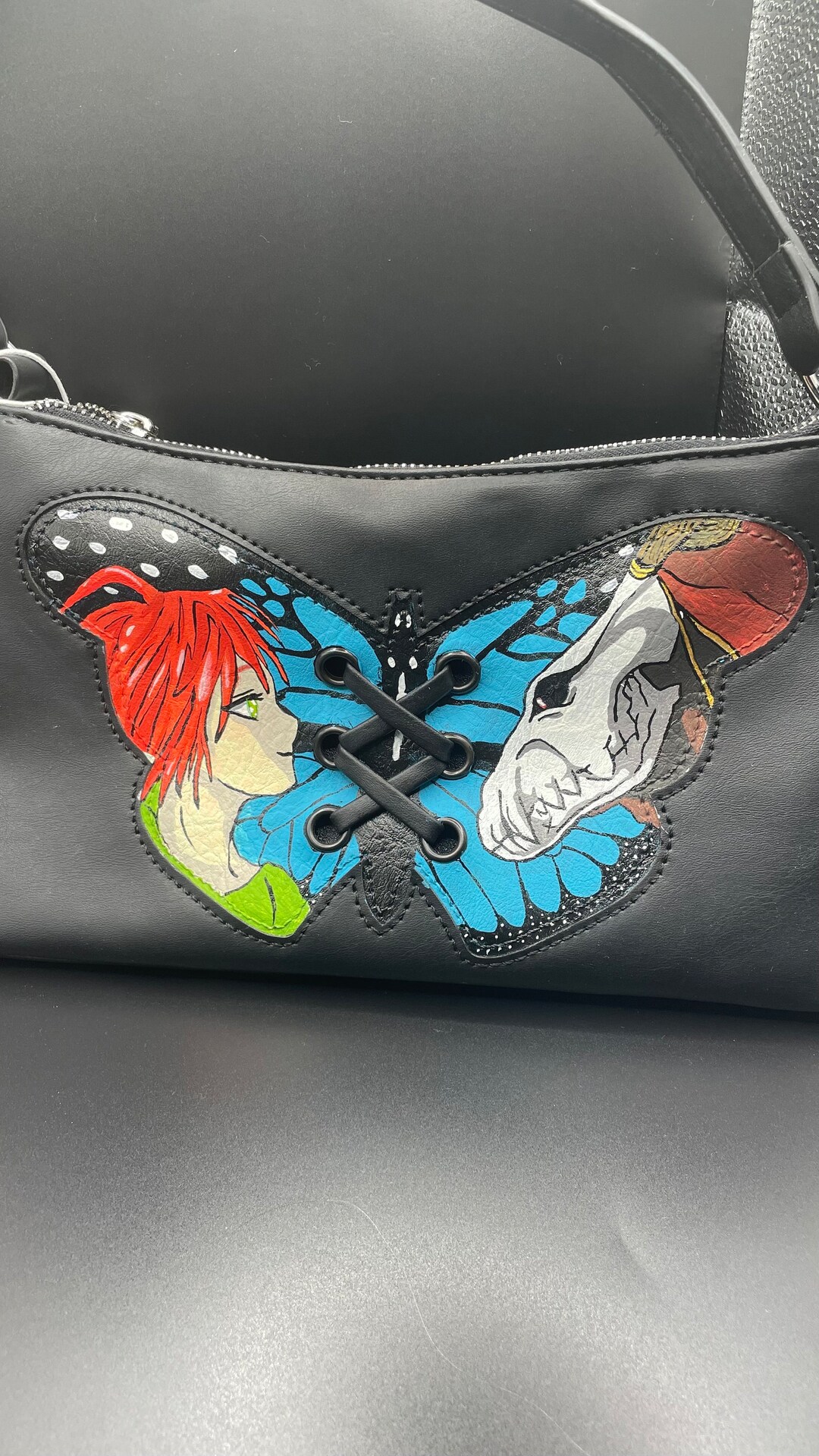 Unique Hand-painted Handbag - Custom Artwork for You - Wearable Art - Etsy