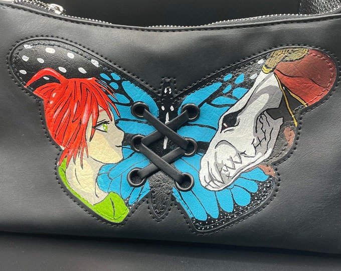 Unique Hand-painted Handbag - Custom Artwork for You - Wearable Art - Etsy