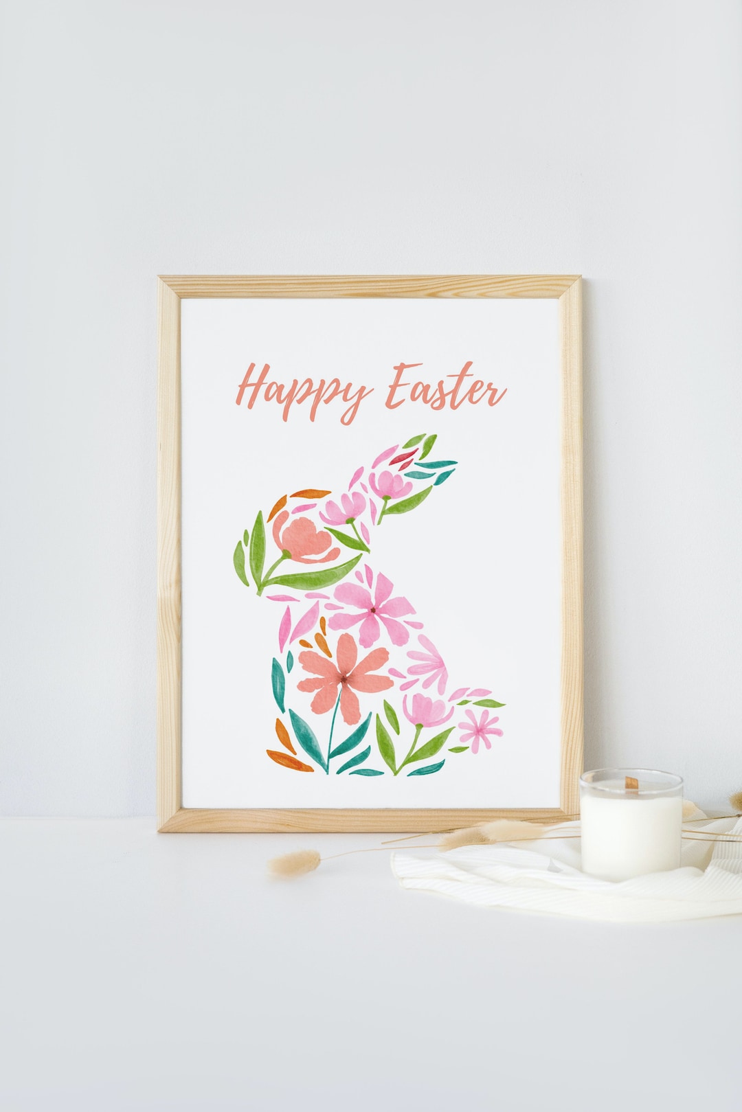 Easter Bunny Printable, Rabbit Printable, Easter Printable, Rabbit ...