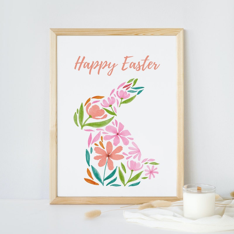 Rabbit Mosaic - Etsy