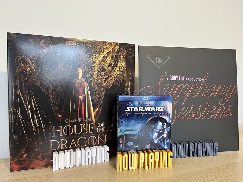 Now Playing Display Stand and Wall Mount for Vinyl, Blu-ray and Games ...