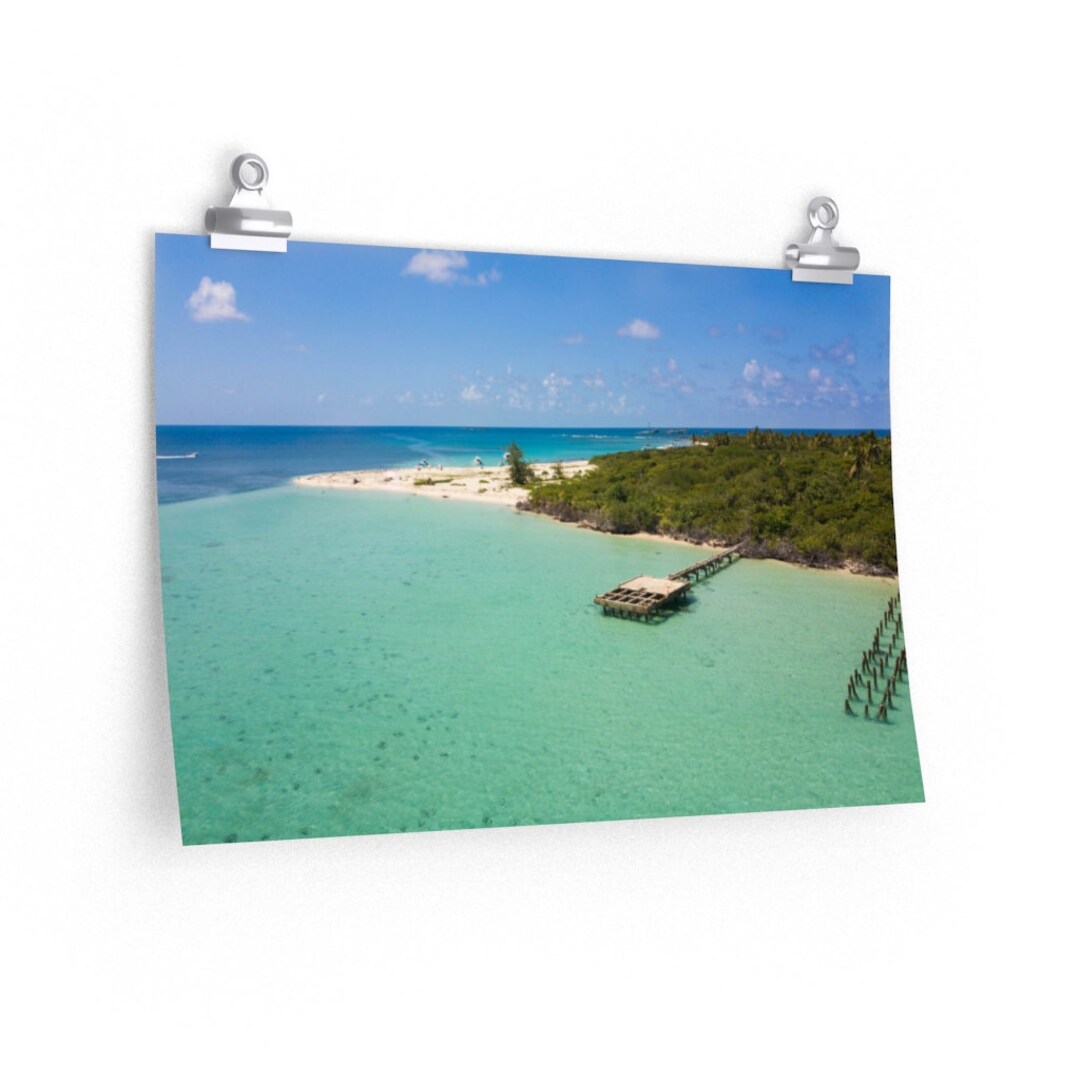 Cayo Icacos Puerto Rico | Poster Print Matte Finish | Bedroom Art ...