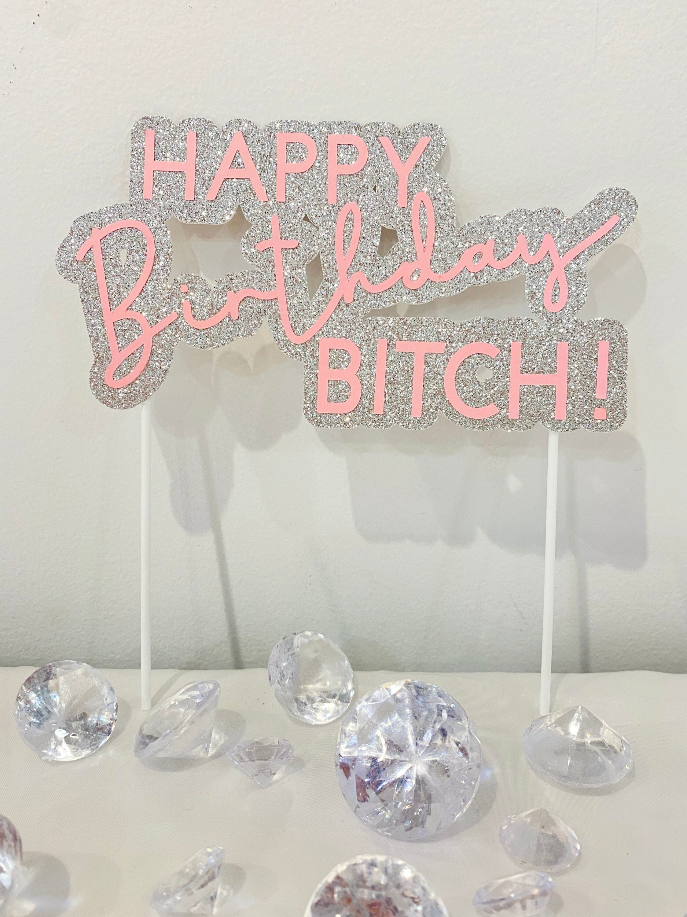Cool Cake Topper / Personalised Cake Topper / Cardstock Cake - Etsy ...