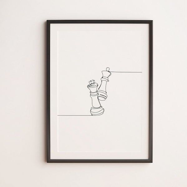 Minimalist Chess Set - Etsy