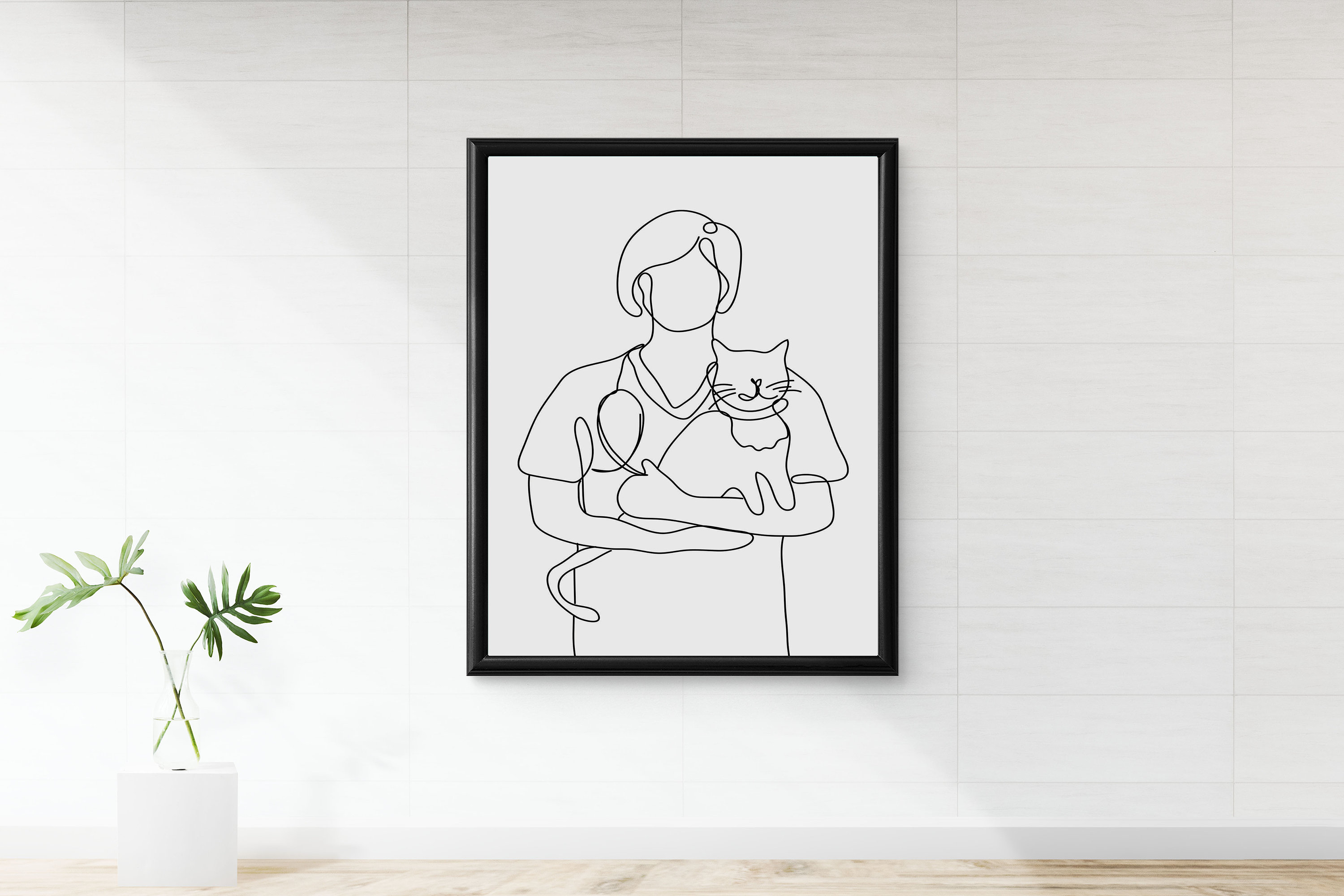 Veterinary Line Art, Vet Office, Clinic Decoration, Animal Hospital ...