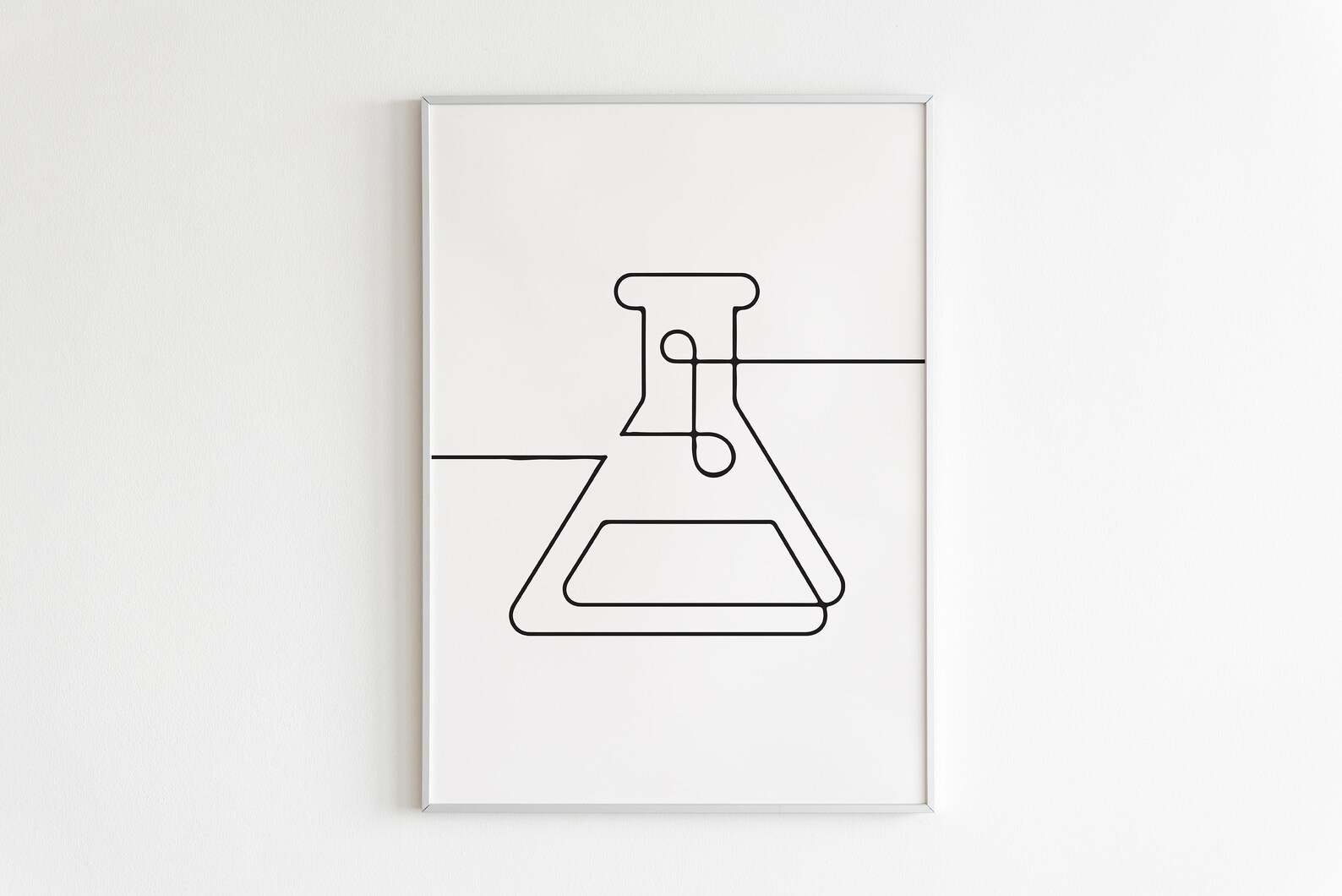 Minimalist Science Line Art, Digital Download, Chemistry Print - Etsy