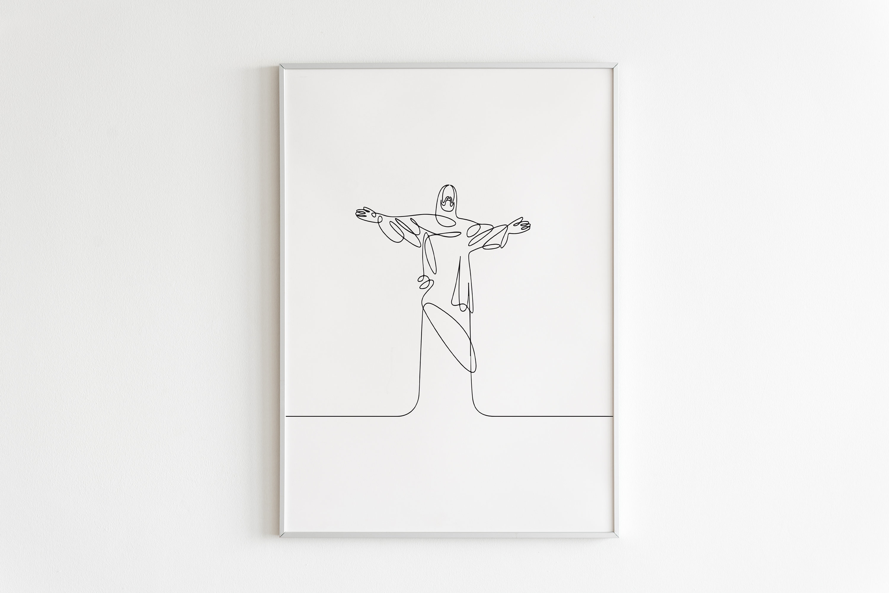 Minimalist Jesus Christ Line Art Digital Download Religious - Etsy ...