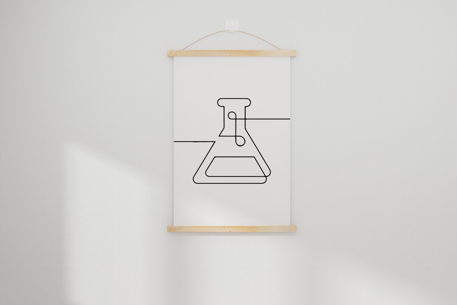 Minimalist Science Line Art, Digital Download, Chemistry Print - Etsy