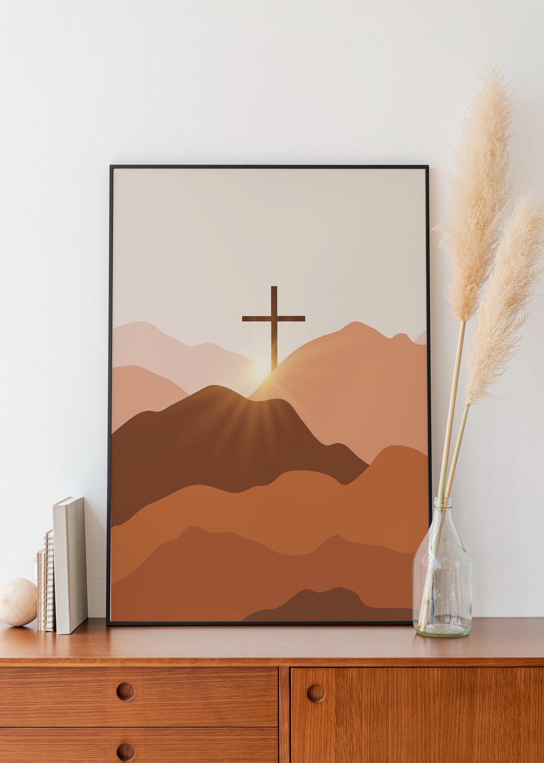 Beautiful Christian Wall Art Print, Digital Download, Abstract ...