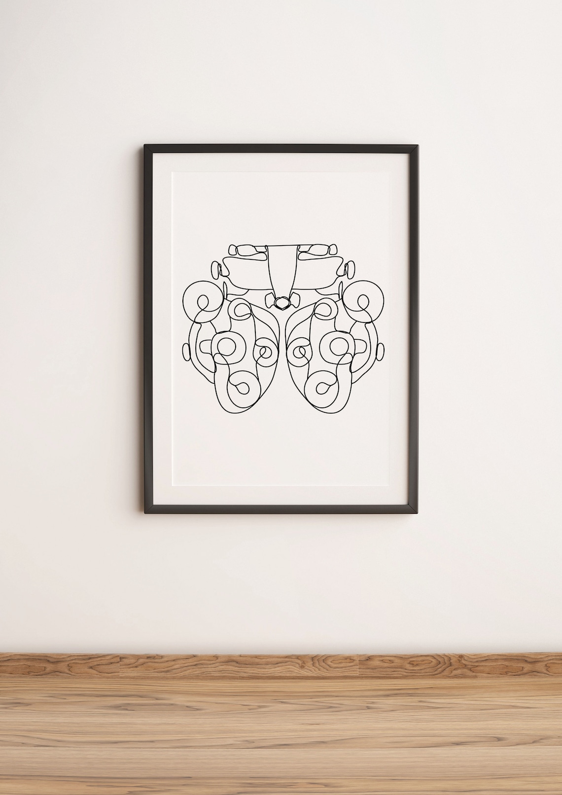 Minimalist Optical Eye Lens Line Art, Digital File, Gift Print, Medical ...