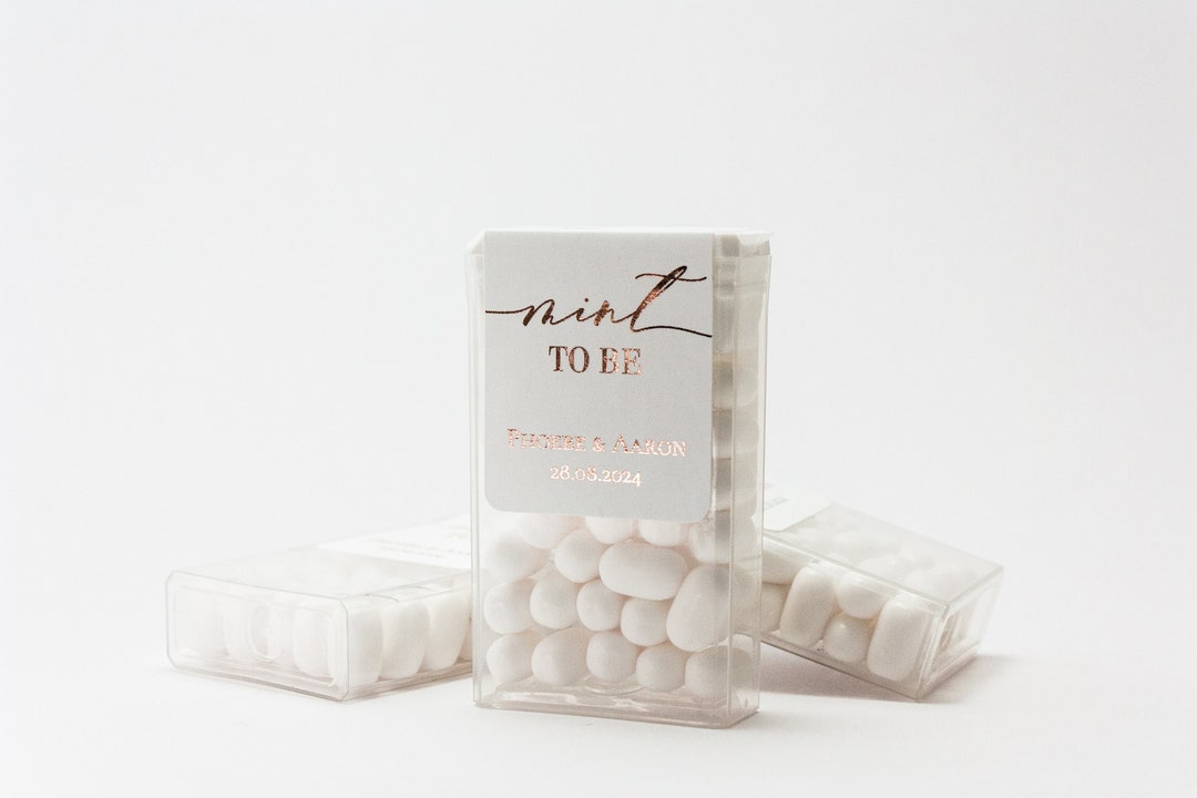 Tic Tac Mint to Be Favours Labels, Mint to Be Wedding Favor Stickers ...