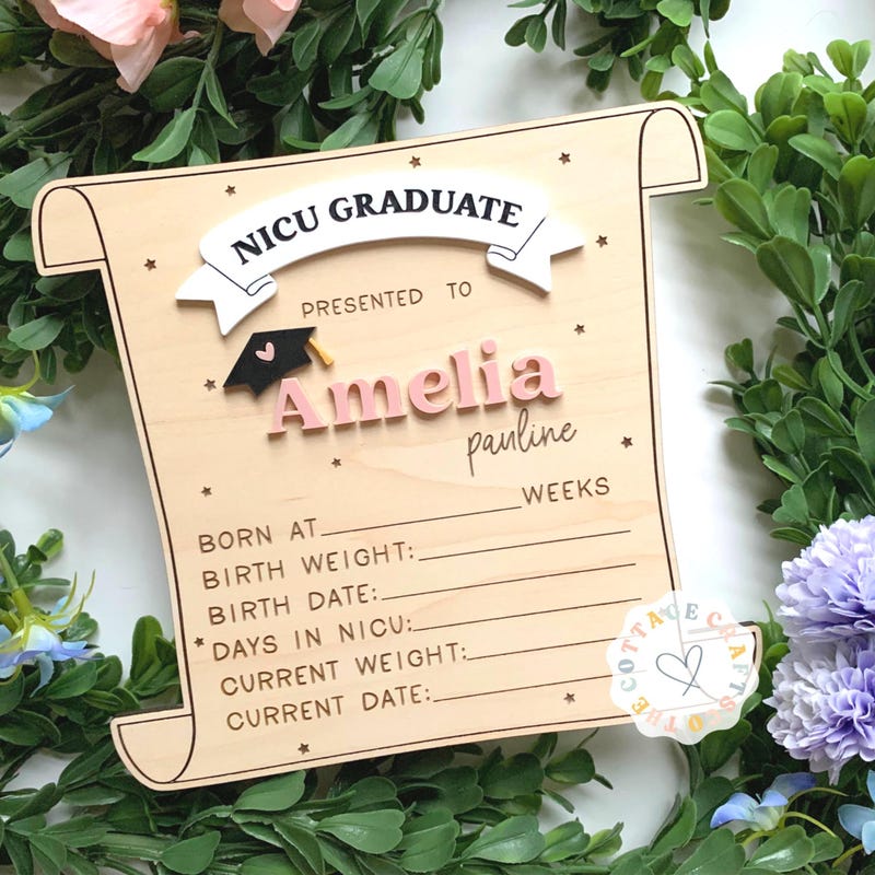 Nicu Graduate - Etsy