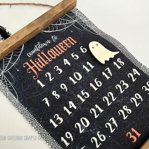 Halloween Countdown, Halloween Decor, Advent Calendar, Wall Calendar ...