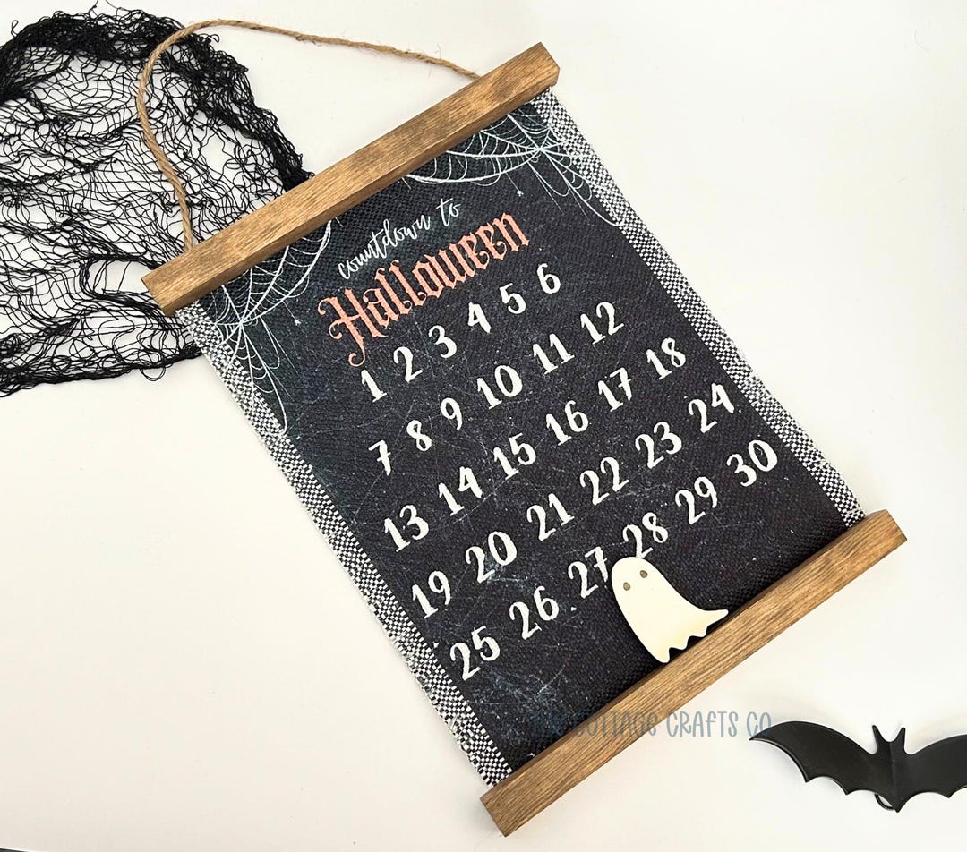 Halloween Countdown, Halloween Decor, Advent Calendar, Wall Calendar ...