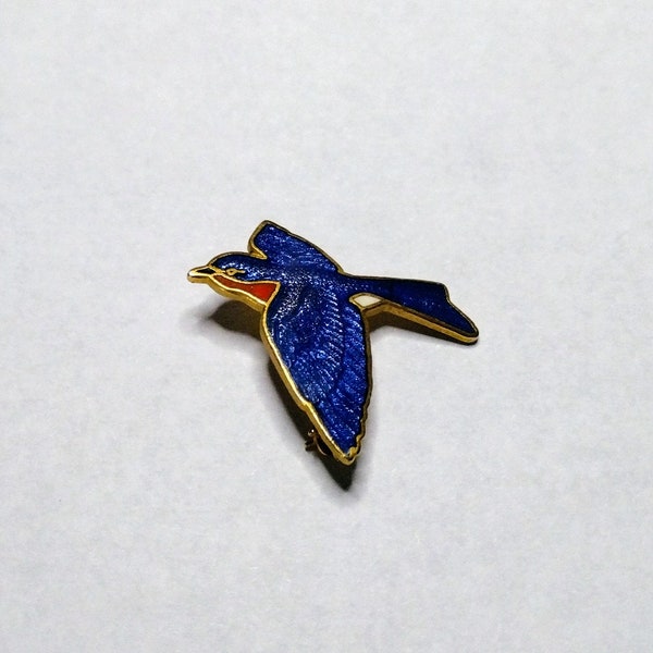 Bluebird Brooch - Etsy