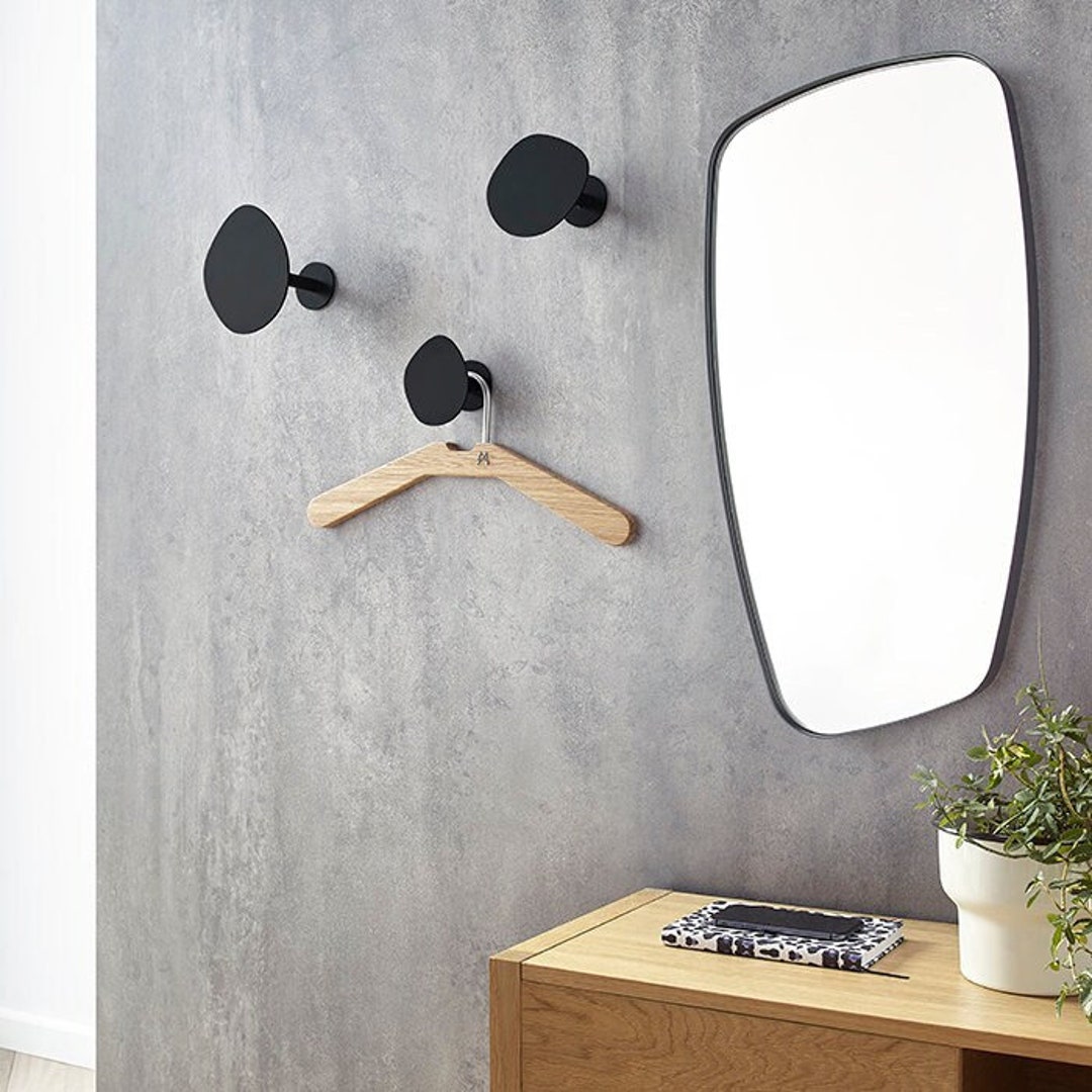 A Set of 3 Modern Steel Hangers - Etsy