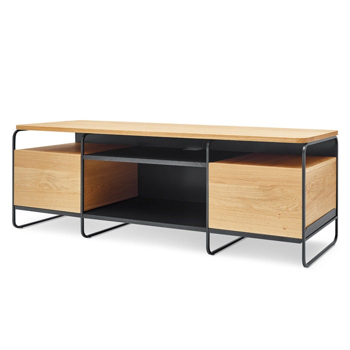 Beautiful Modern TV Cabined With Solid Oak Wood - Etsy