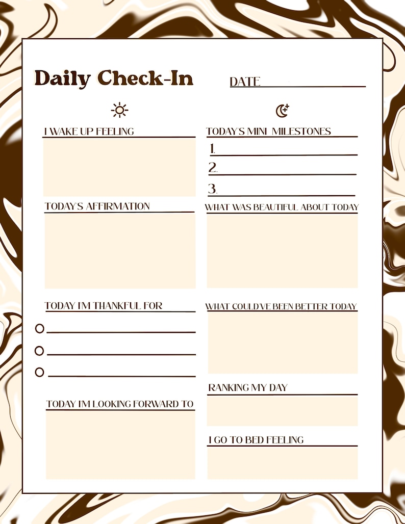 Funky Retro Digital Planner Pages - Etsy