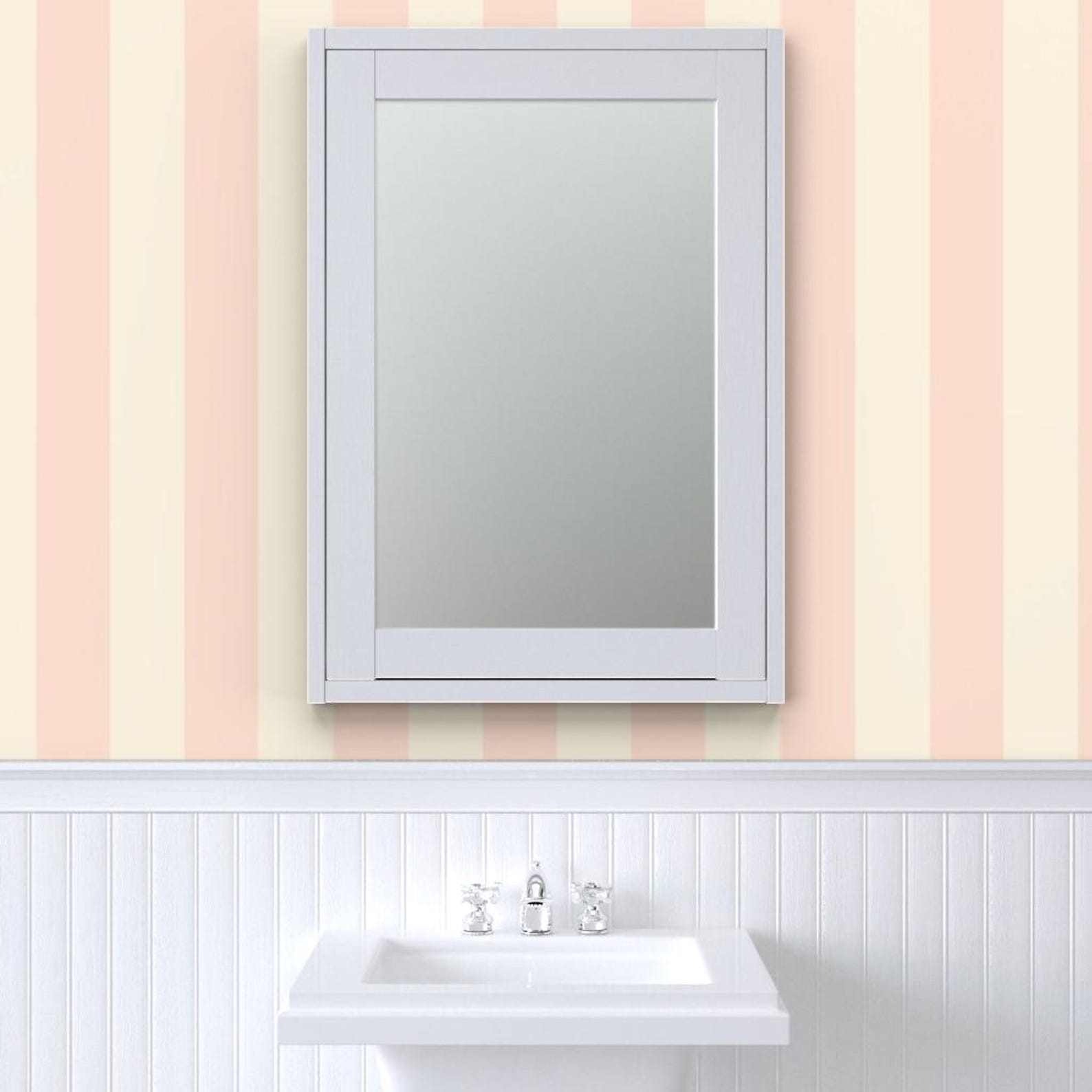 Blush Pink Striped Wallpaper: Traditional Removable Pre-pasted or Peel ...