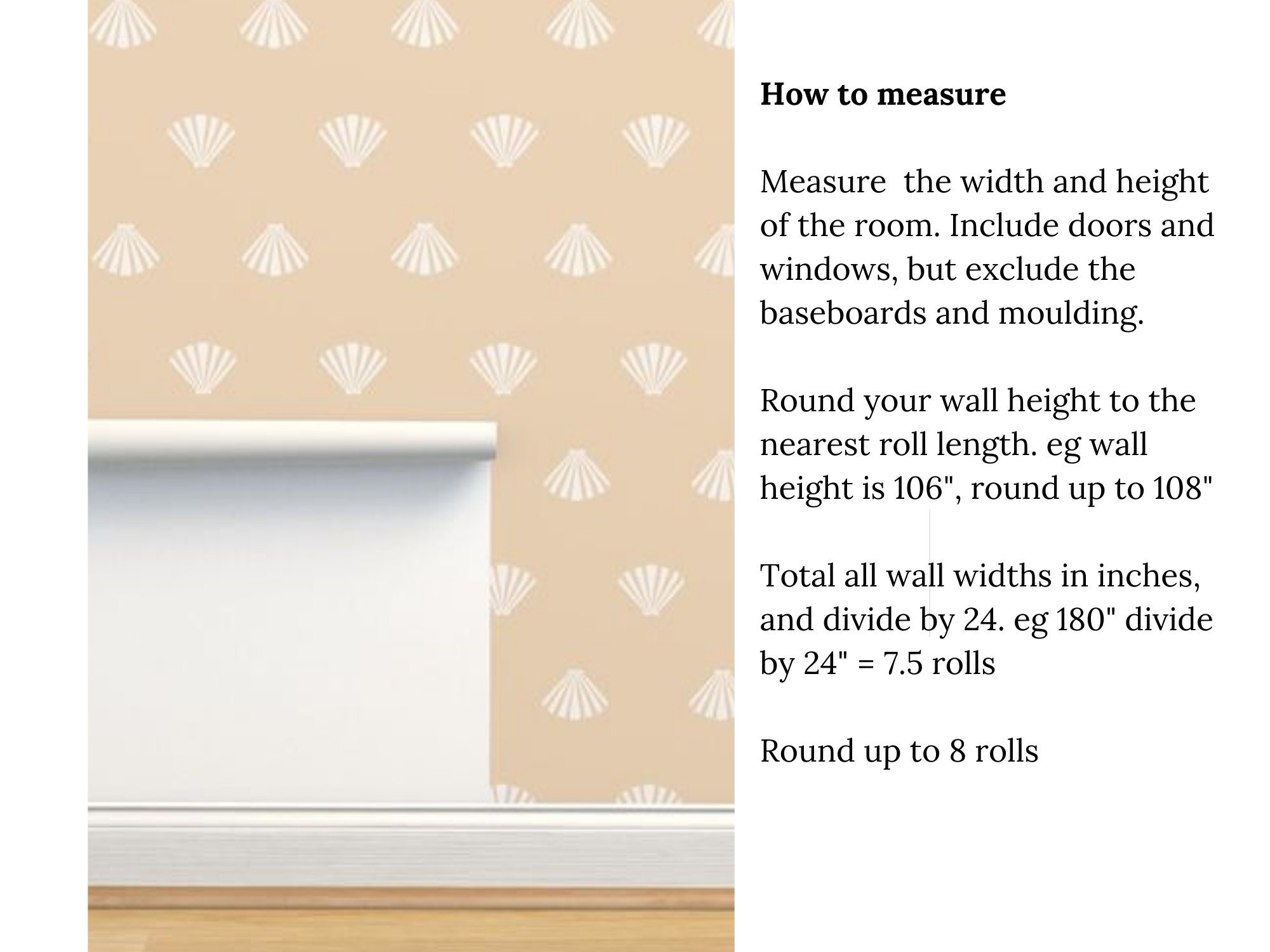 Neutral Beach Coastal Seashell Wallpaper Roll Ivory Cream Scallop ...