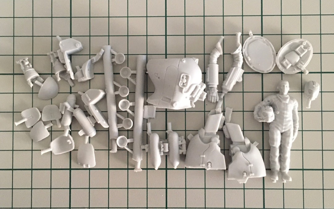 Fireball Pilot Resin Soldier Unpainted Self-assembled Military Kit ...