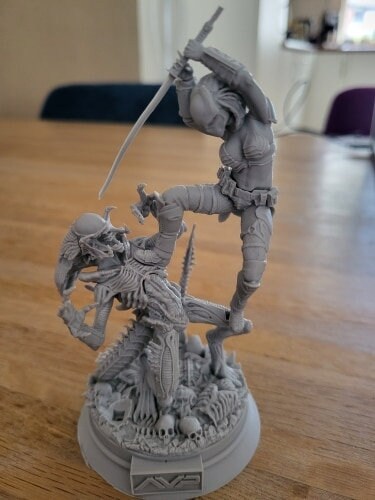 Warrior Resin Fight Figures Fantasy Miniature Unpainted Model - Etsy