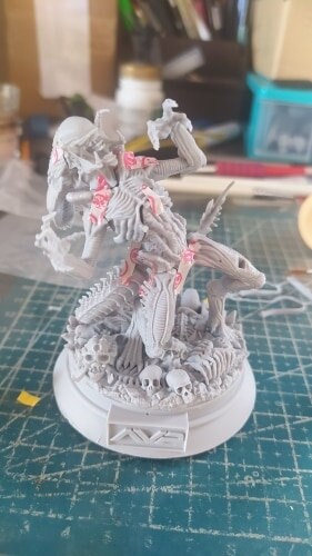 Warrior Resin Fight Figures Fantasy Miniature Unpainted Model - Etsy