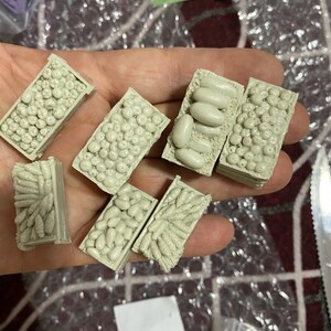 Vegetable Accessories Resin Set Model Unpainted Not Finished Scene ...