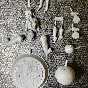 Star Wars Female Resin Model Unpainted Self-assembled Adult Figure ...