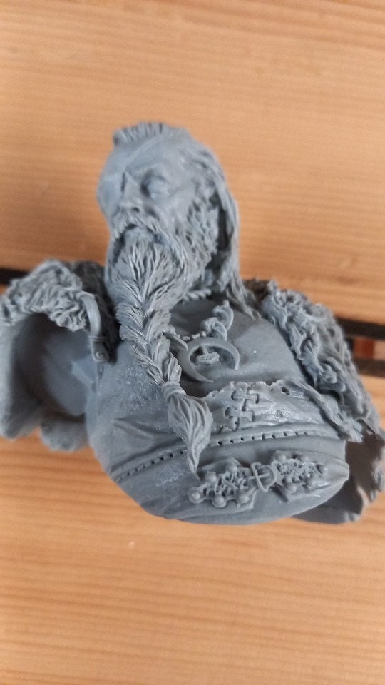 North Ancient Viking Resin Figure Warior Bust Model Scale 1-10 ...