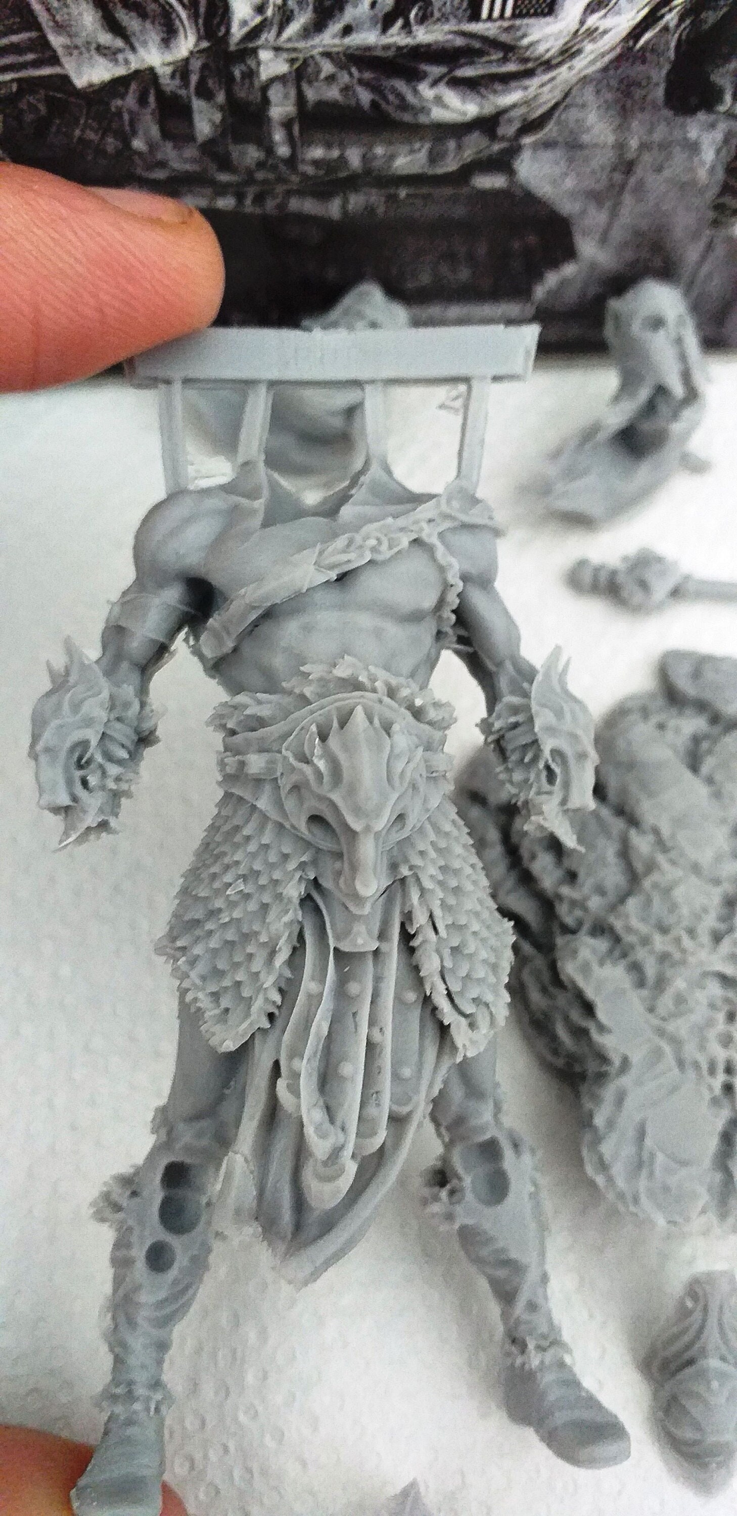 Viking Nordic Dragon Slayer Warrior Model 75 MM Resin Figure Miniature ...