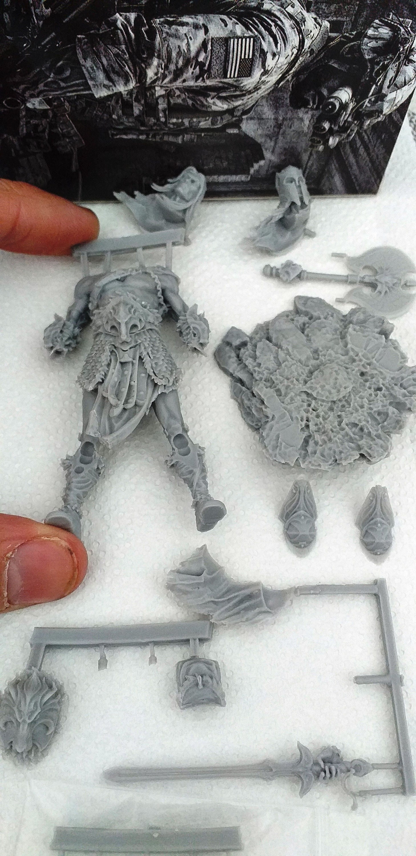 Viking Nordic Dragon Slayer Warrior Model 75 MM Resin Figure - Etsy