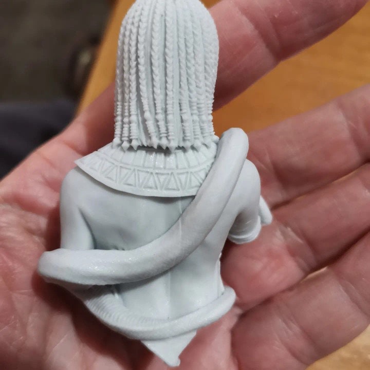Cleopatra Snake Resin Bust Scene Model Unpainted Miniature - Etsy