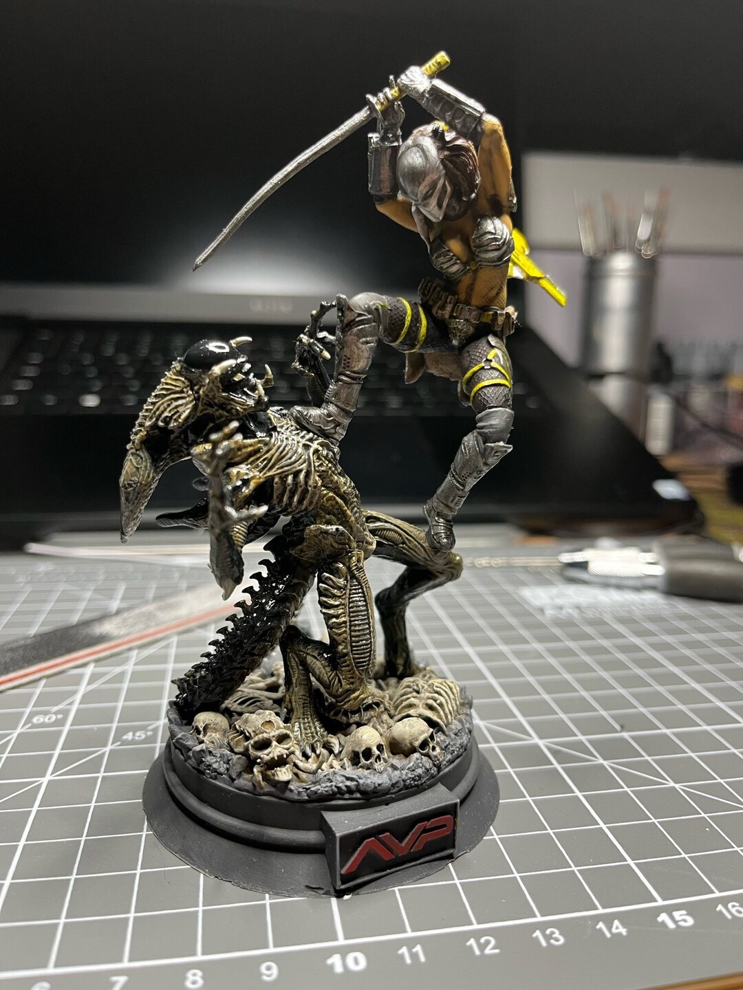 Warrior Resin Fight Figures Fantasy Miniature Unpainted Model Scale 1 ...