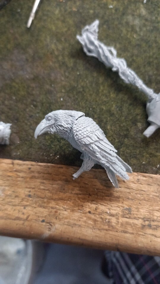 North Ancient Viking Resin Figure Warior Bust Model Scale 1-10 ...