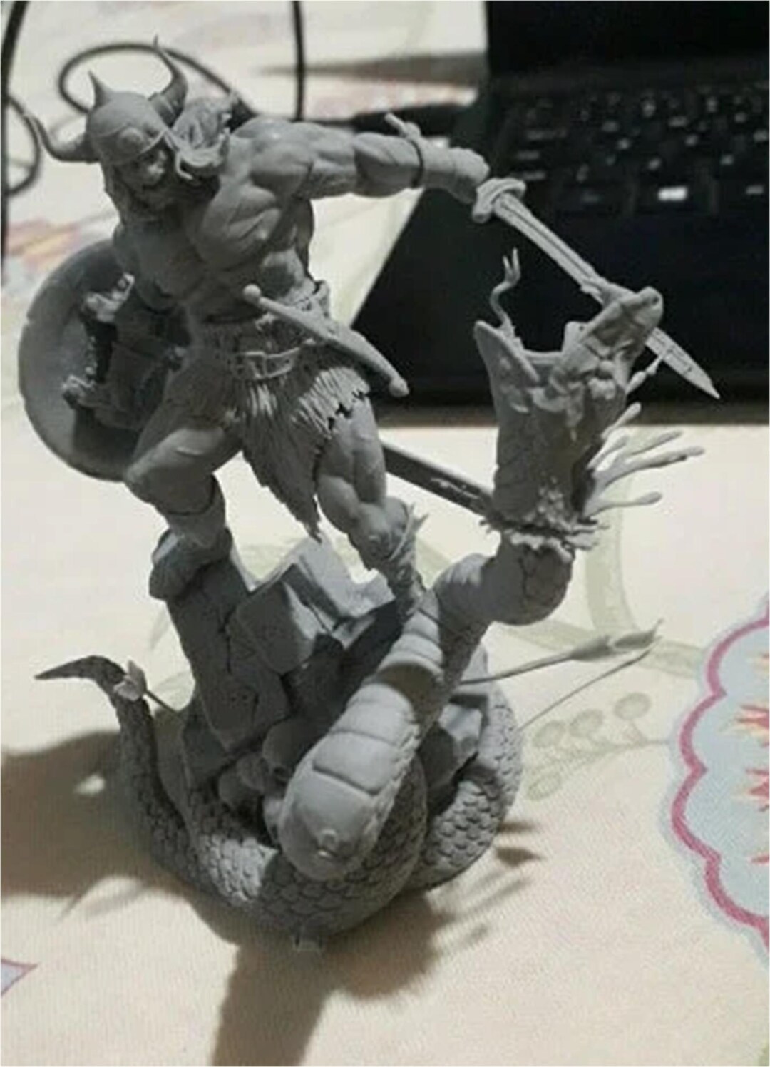 Conan the Barbarian Resin Scene Figure Model Kit Unpainted Miniature ...