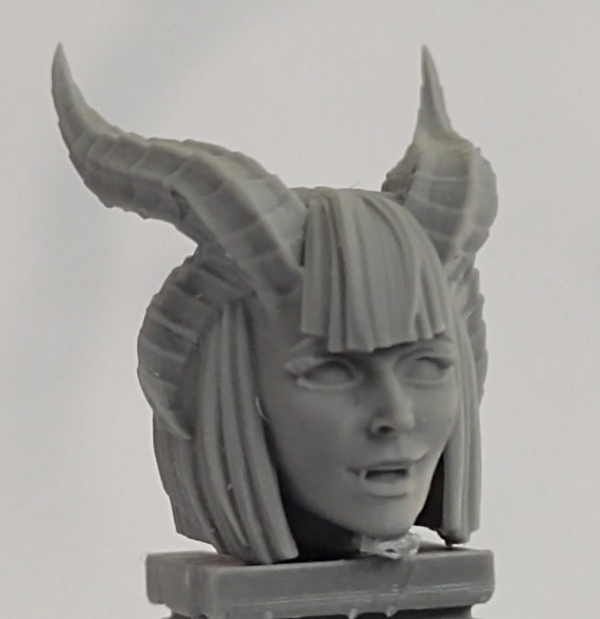 Devil Angel Sexy Female Resin Scene Model Fantasy Unpainted Figure ...