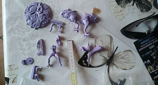 Dragon Adult Female Resin Scene Model Unpainted Self-assembled - Etsy